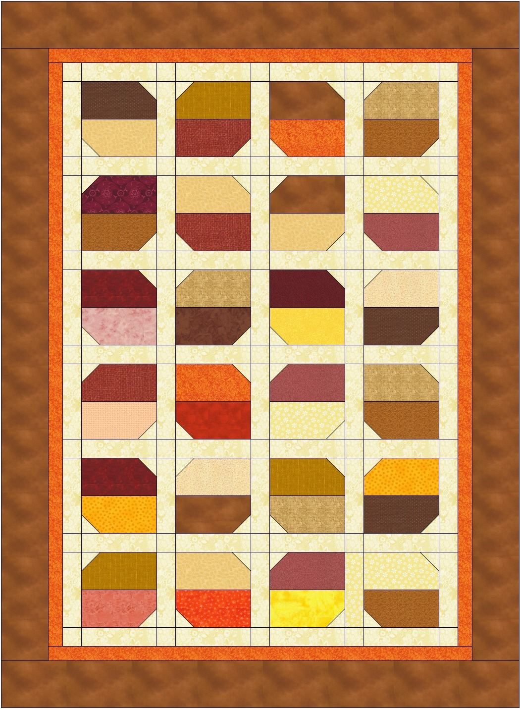 Quilt Sizes: Diamond and Rectangle Quilt-pattern