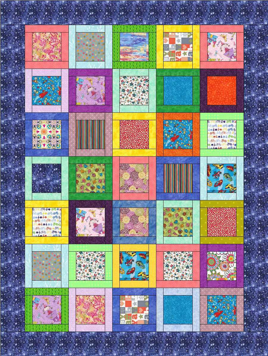 Quilt Patterns: Novelty I spy - pattern