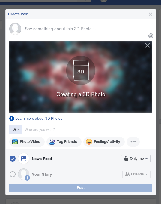 StarTools: Exporting 3D: Facebook 3d photos